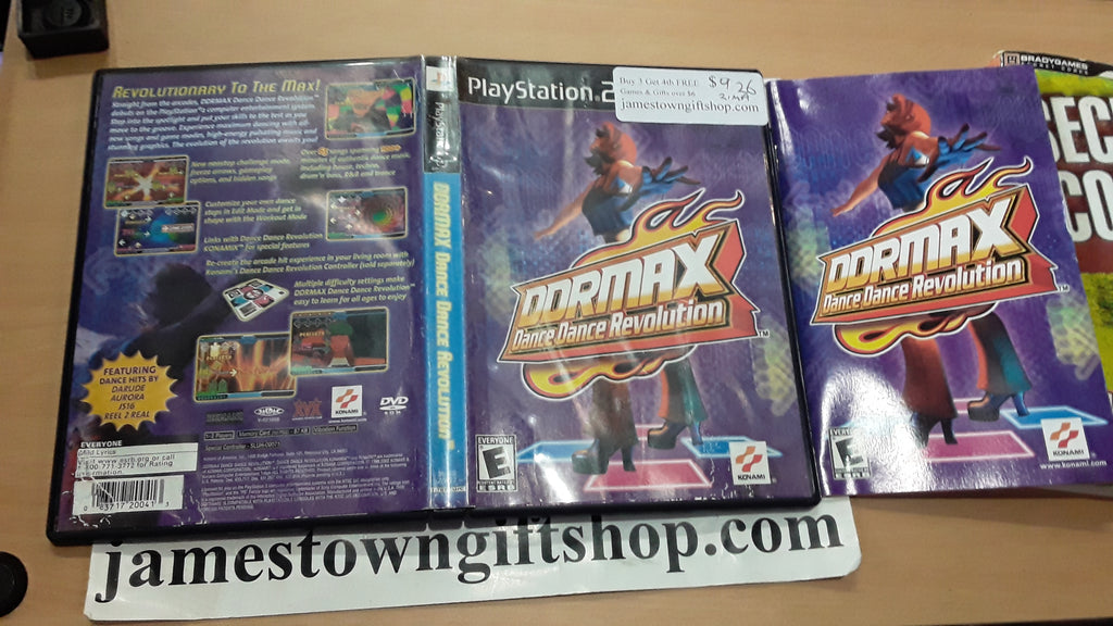 DDRMAX Dance Dance Revolution USED PS2 Video Game – Jamestown Gift Shop